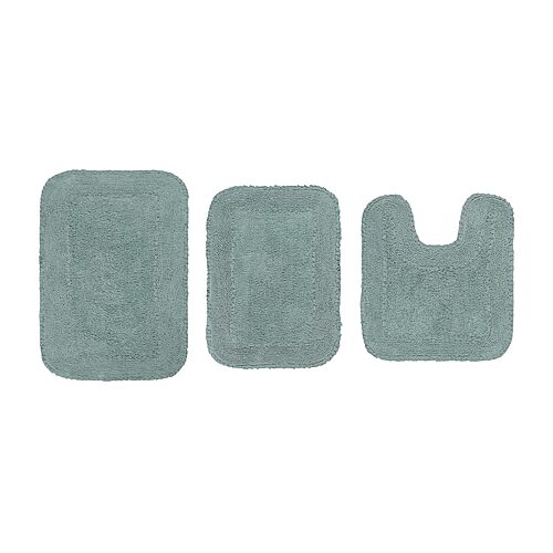 Click here for Home Weavers Radiant 3-Pc. Bath Rug Set - Blue prices