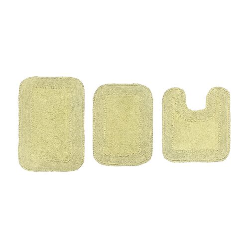 Click here for Home Weavers Radiant 3-Pc. Bath Rug Set - Green prices