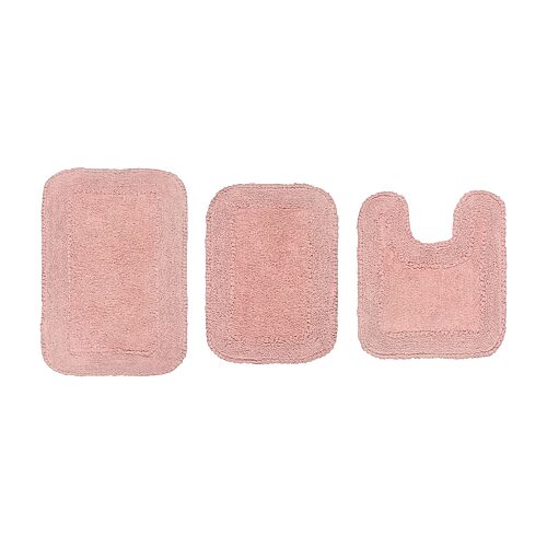 Click here for Home Weavers Radiant 3-Pc. Bath Rug Set - Pink prices
