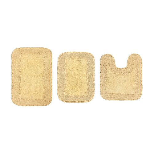 Click here for Home Weavers Radiant 3-Pc. Bath Rug Set - Yellow prices