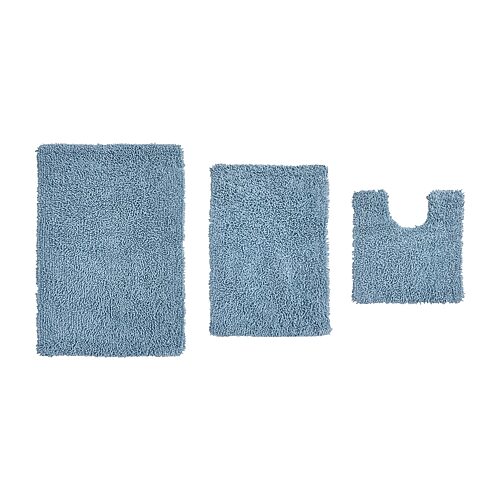 Home Weavers Fantasia 3-Pc. Bath Rug Set - Blue