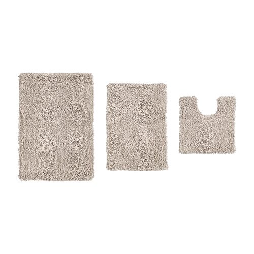 Home Weavers Fantasia 3-Pc. Bath Rug Set - Natural
