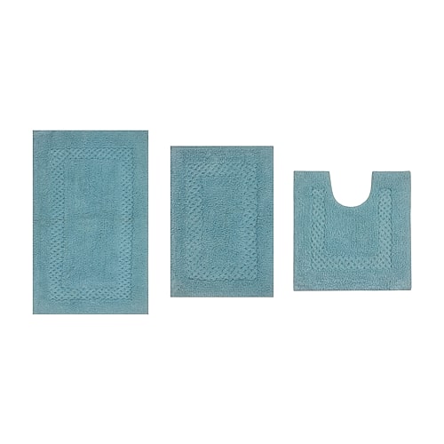 Click here for Home Weavers Inc Classy 3-pc. Quick Dry Bath Rug S... prices
