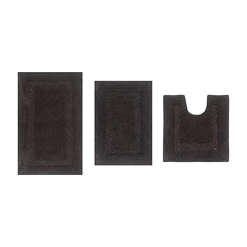 Click here for Home Weavers Inc Classy 3-pc. Quick Dry Bath Rug S... prices