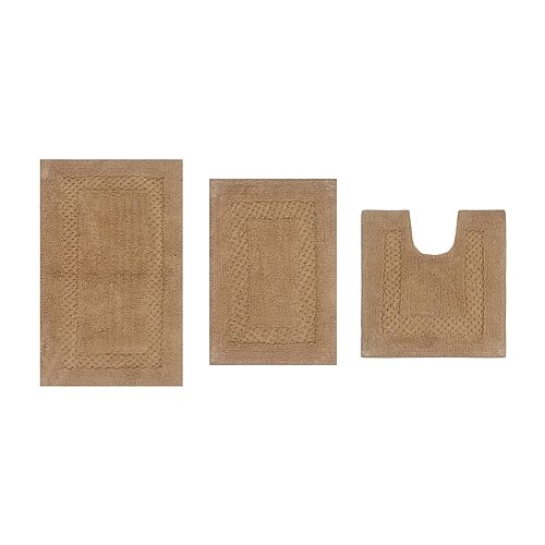 Click here for Home Weavers Inc Classy 3-pc. Quick Dry Bath Rug S... prices