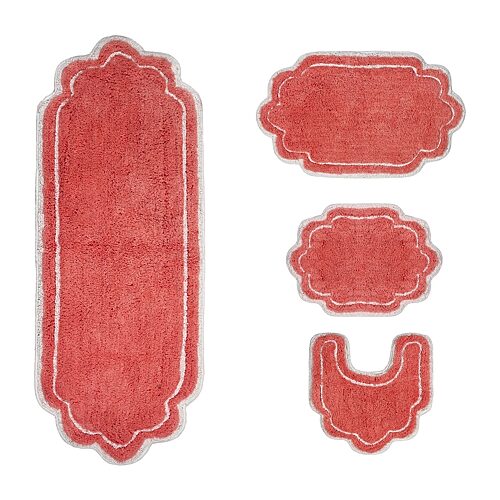 Click here for Home Weavers Allure Bathroom 4-Pc. Bath Rug Set -... prices