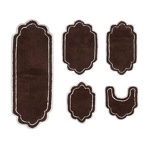 Click here for Home Weavers Inc Allure 5-pc. Quick Dry Bath Rug S... prices