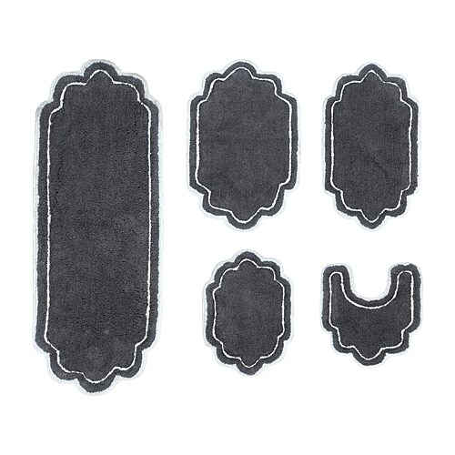 Click here for Home Weavers Inc Allure 5-pc. Quick Dry Bath Rug S... prices