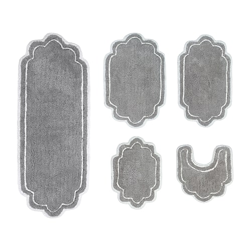 Click here for Home Weavers Inc Allure 5-pc. Quick Dry Bath Rug S... prices