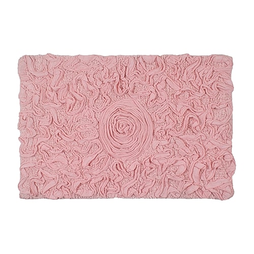 Home Weavers Modesto Bath Rug  17 x 24 - Pink