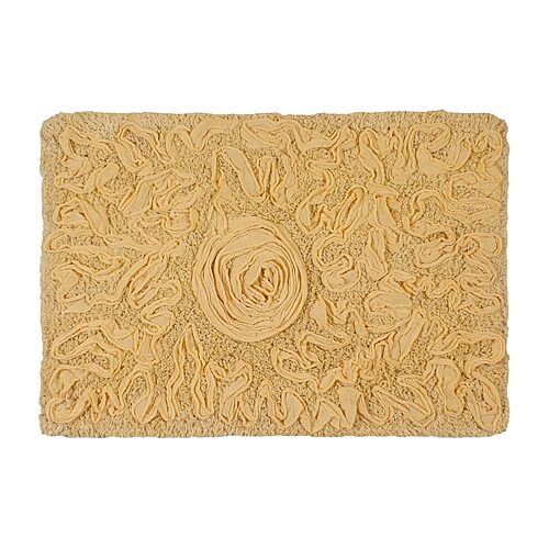 Home Weavers Modesto Bath Rug  17 x 24 - Yellow