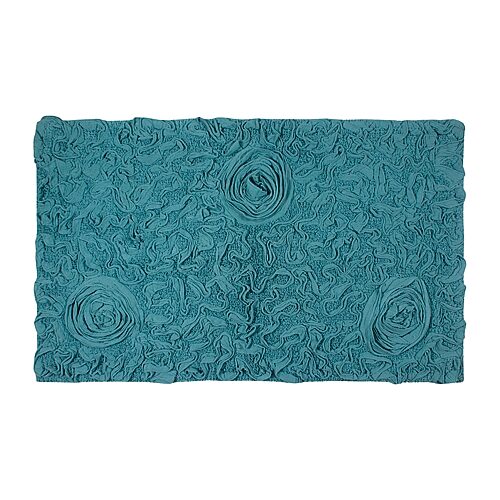 Home Weavers Modesto Bath Rug  24 x 40 - Turquoise