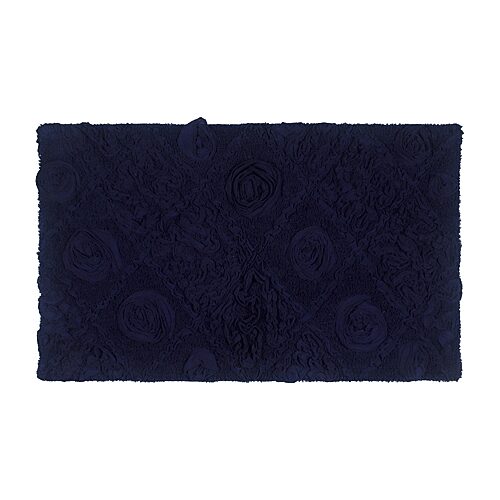 Home Weavers Modesto Bath Rug  24 x 40 - Navy Blue