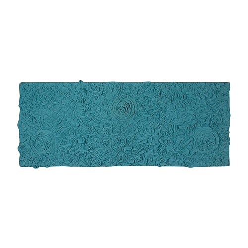 Home Weavers Modesto Bath Rug  21 x 54 - Turquoise