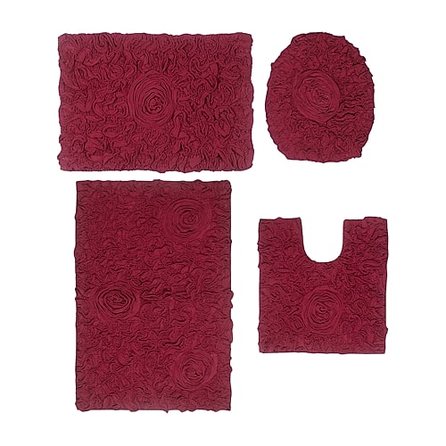 Click here for Home Weavers Inc Bellflower 4-pc. Quick Dry Bath R... prices