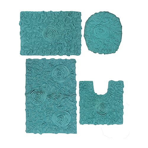Click here for Home Weavers Inc Bellflower 4-pc. Quick Dry Bath R... prices