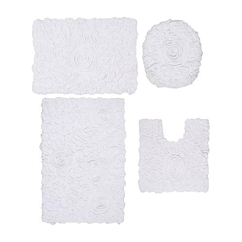 Click here for Home Weavers Inc Bellflower 4-pc. Quick Dry Bath R... prices