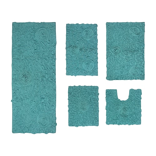 Click here for Home Weavers Inc Bellflower 5-pc. Quick Dry Bath R... prices