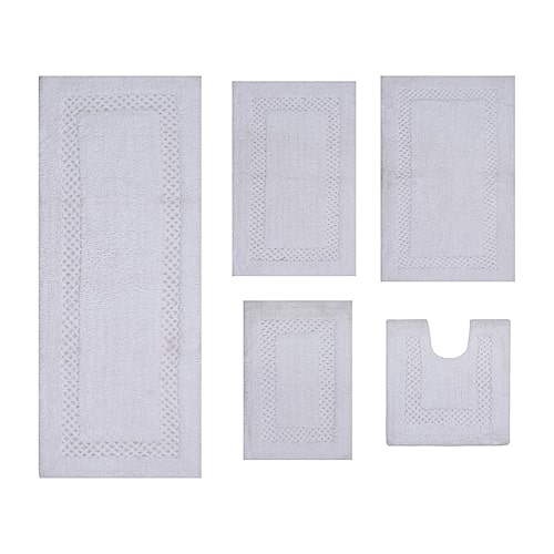 Click here for Home Weavers Inc Classy 5-pc. Quick Dry Bath Rug S... prices