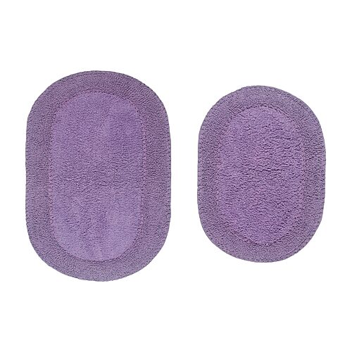 Home Weavers Double Ruffle Bath Rugs