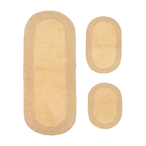 Click here for Home Weavers Inc Double Ruffle 3-pc. Quick Dry Bat... prices
