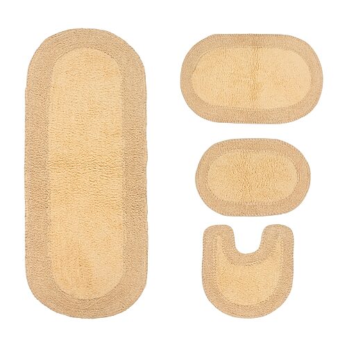 Click here for Home Weavers Inc Double Ruffle 4-pc. Quick Dry Bat... prices