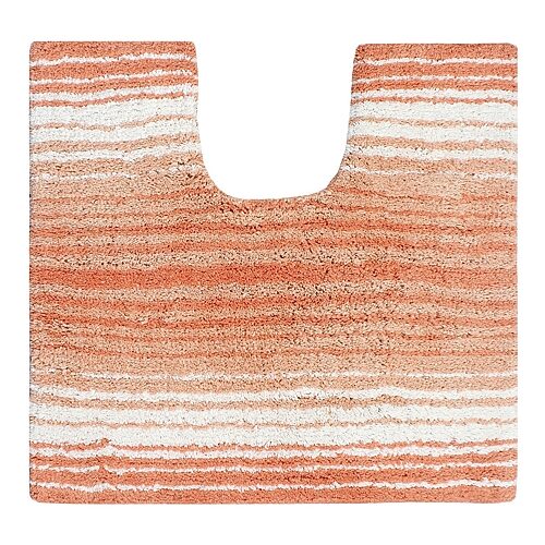 Home Weavers Gradiation Bath Rug  20 x 20 - Coral