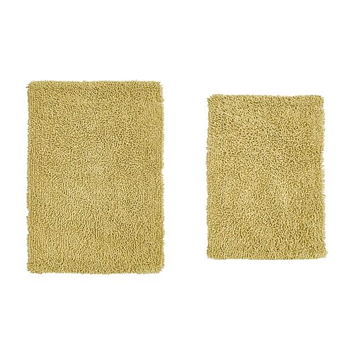 Home Weavers Fantasia 2-Pc. Bath Rug Set - Yellow