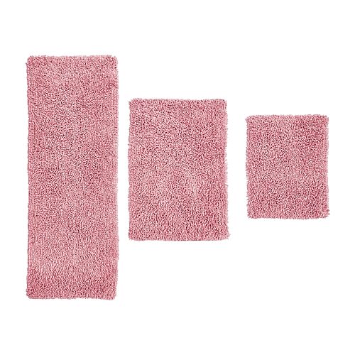 Home Weavers Fantasia 3-Pc. Bath Rug Set - Pink