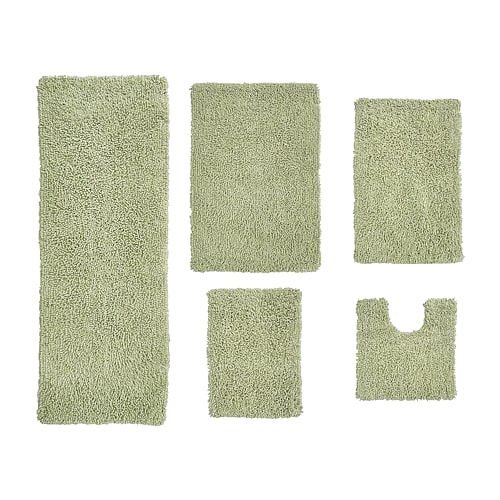 Click here for Home Weavers Fantasia 5-Pc. Bath Rug Set - Sage prices