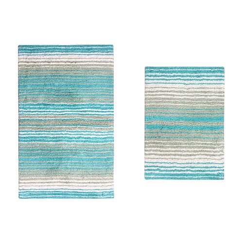 Click here for Home Weavers Gradiation 2-Pc. Bath Rug Set - Turqu... prices