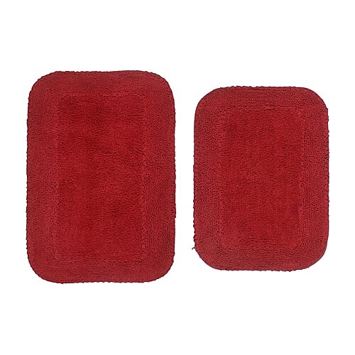 Click here for Home Weavers Radiant 2-Pc. Bath Rug Set - Red prices