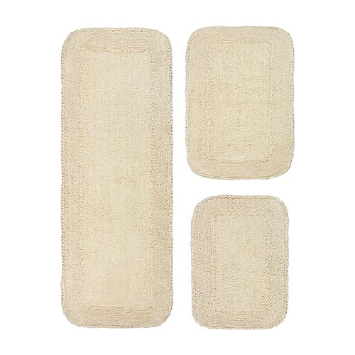 Click here for Home Weavers Radiant 3-Pc. Bath Rug Set - Natural prices