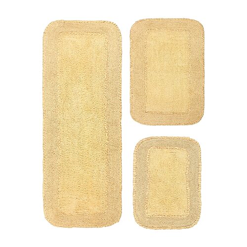 Click here for Home Weavers Radiant 3-Pc. Bath Rug Set - Yellow prices