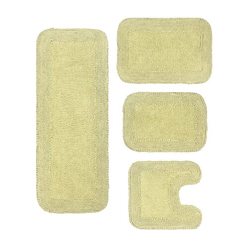 Click here for Home Weavers Radiant 4-Pc. Bath Rug Set - Green prices