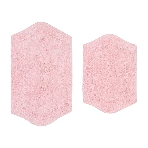 Home Weavers Waterford 2-Pc. Bath Rug Set - Pink