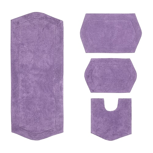 Click here for Home Weavers Waterford 4-Pc. Bath Rug Set - Lavend... prices