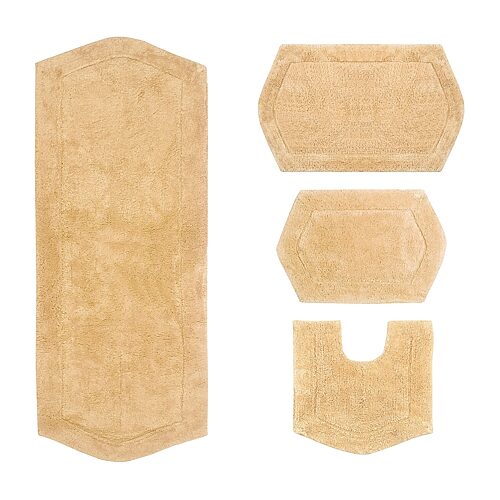 Click here for Home Weavers Waterford 4-Pc. Bath Rug Set - Yellow prices