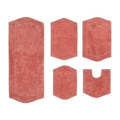 Click here for Home Weavers Waterford 5-Pc. Bath Rug Set - Coral prices