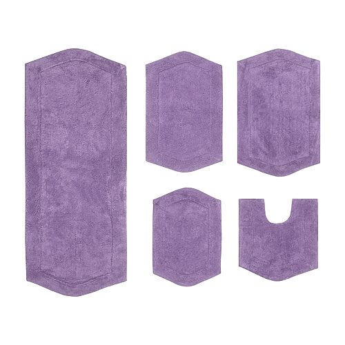 Click here for Home Weavers Waterford 5-Pc. Bath Rug Set - Lavend... prices