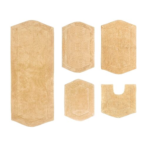Click here for Home Weavers Waterford 5-Pc. Bath Rug Set - Yellow prices