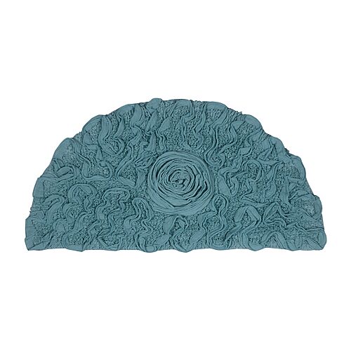 Click here for Home Weavers Inc Bell Flower Quick Dry Bath Rug  O... prices