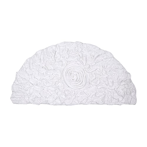 Click here for Home Weavers Inc Bell Flower Quick Dry Bath Rug  O... prices