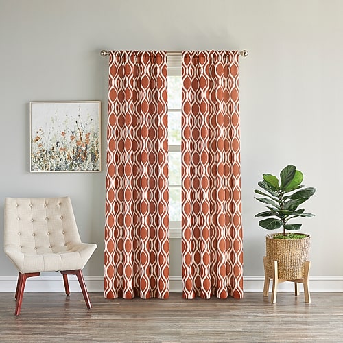 Click here for Morocco Woven Print Pole Top Curtain Panel prices