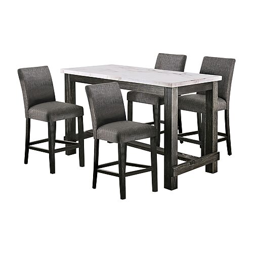 Click here for Furniture of America Vange 5-pc. Counter Height Re... prices