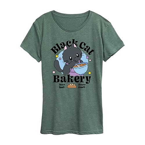Click here for Black Cat Bakery Womens Crew Neck Short Sleeve Reg... prices