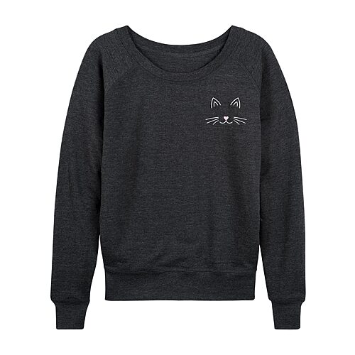 Click here for Cat Face Womens Round Neck Long Sleeve Regular Fit... prices