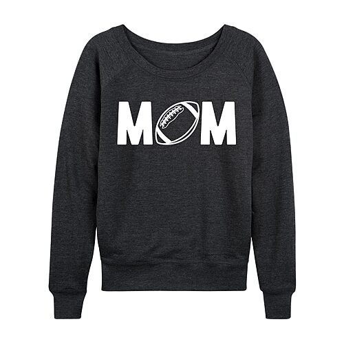 Click here for Mom Football Womens Scoop Neck Long Sleeve Regular... prices