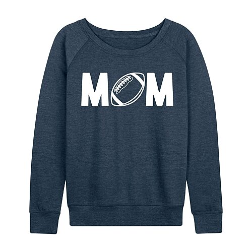 Click here for Mom Football Womens Scoop Neck Long Sleeve Regular... prices