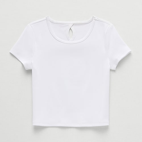 Click here for Xersion Rib Little & Big Kid Girls Scoop Neck Shor... prices